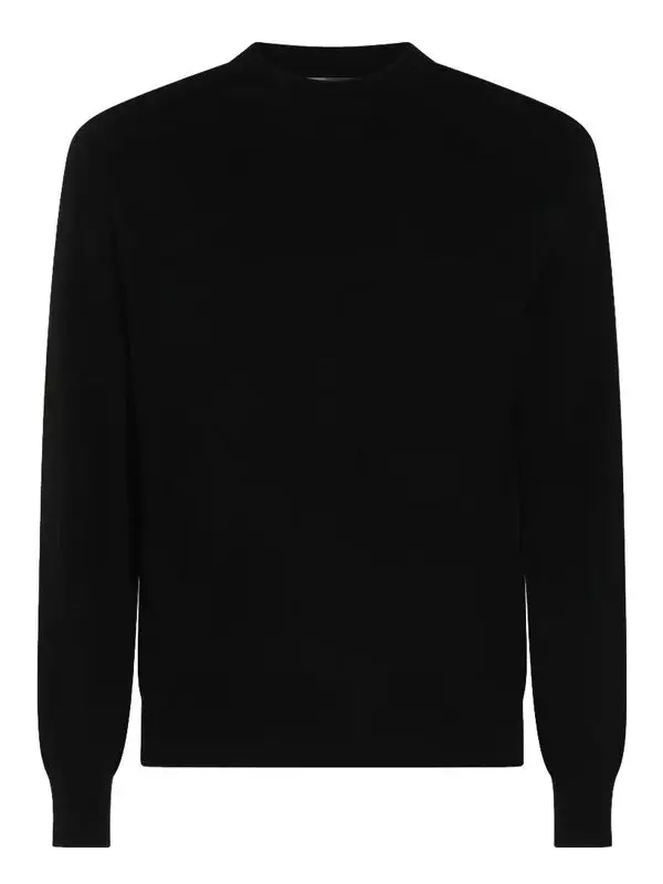 Malo Ribbed-knit Cashmere Sweater - Black