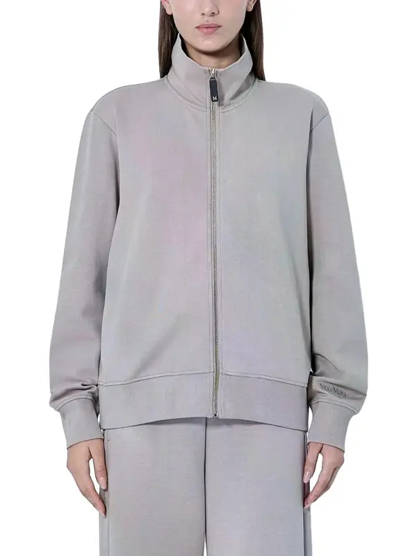 Max Mara Zip-up Collared Jacket - Neutrals