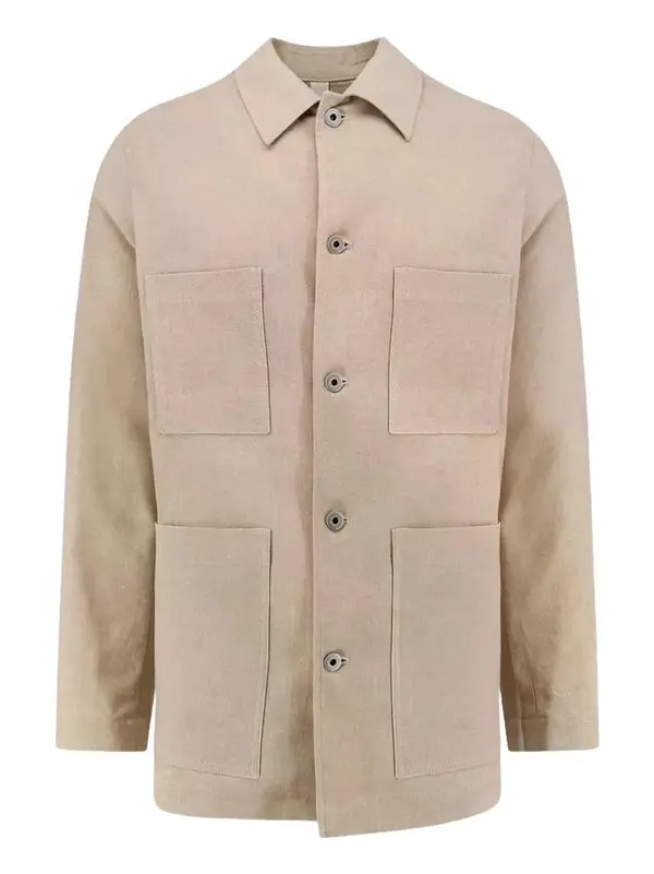 HEVO Castelluccio Four-pocket Shirt Jacket - Neutrals