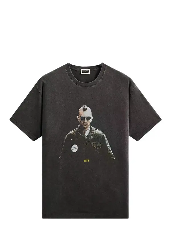 Kith X Taxi Driver Taxi Classic Vintage Graphic-print T-shirt - Black