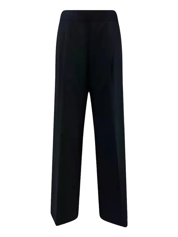 SEMICOUTURE High-waisted Straight-leg Trousers - Blue