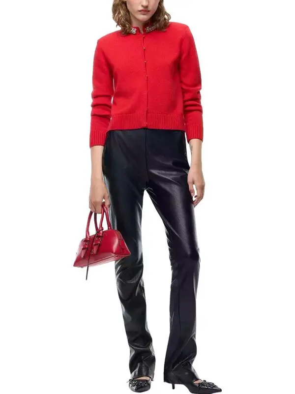 Pinko Split-cuff Trousers - Black