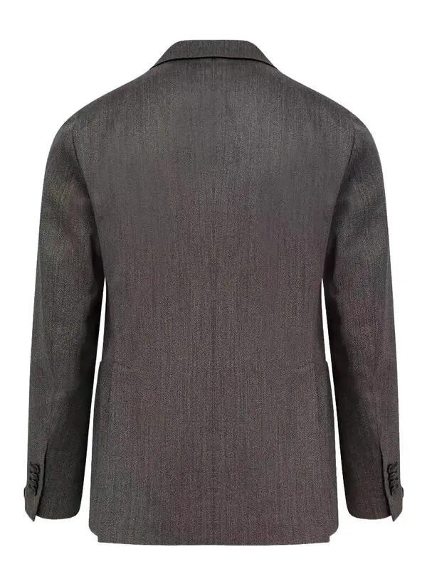 Tagliatore Peak-lapel Double-breasted Suit - Grey