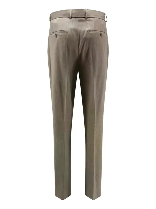 Tagliatore Nevil Belted Pleated Trousers - Neutrals