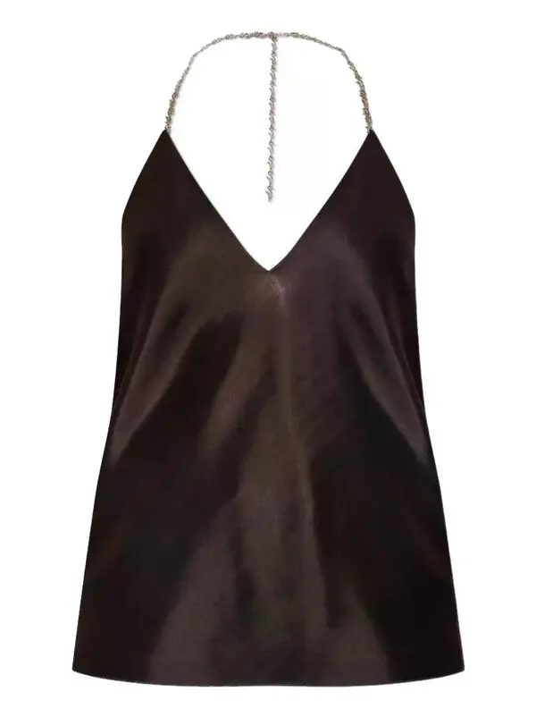 Sportmax Chain-strap Blouse - Brown