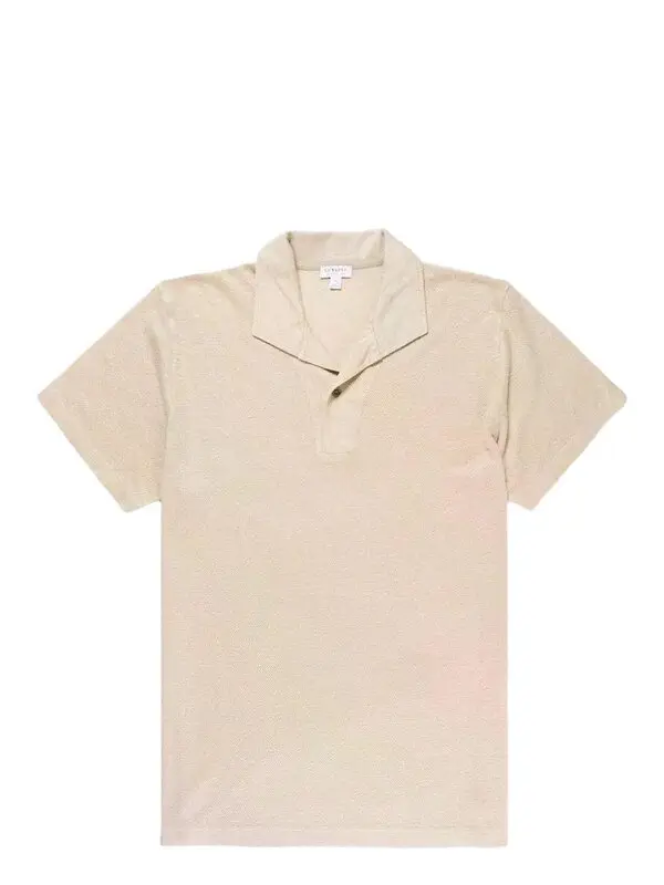 Sunspel Short-sleeve Polo Shirt - Neutrals