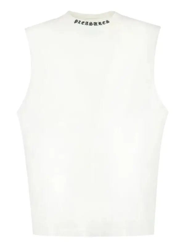 PLEASURES Sorrow Sleeveless T-shirt - White