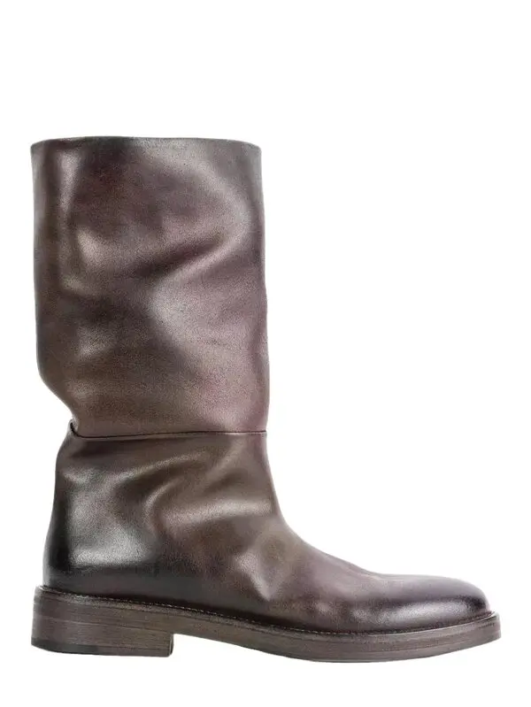Marsèll Tubetto Leather Boots - Brown