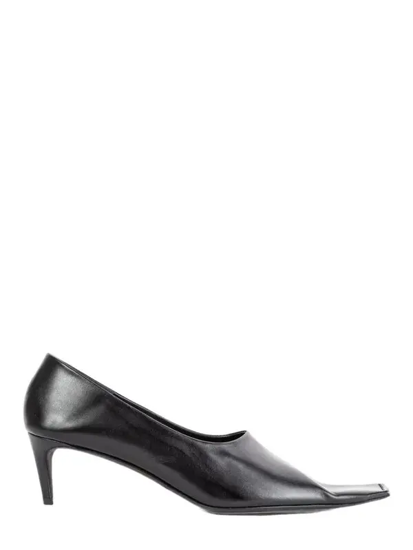 Khaite Marlene Square-toe Pumps - Black