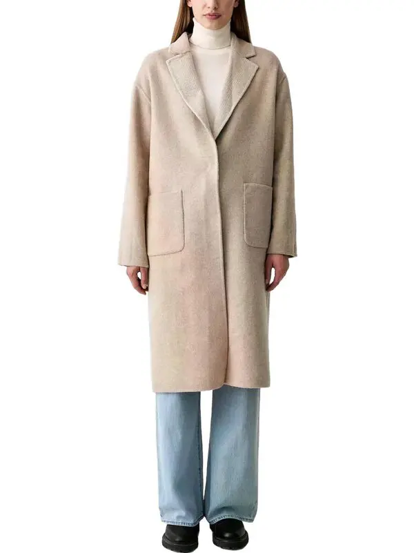 Joseph Ribkoff Reversible Checked Coat - Neutrals
