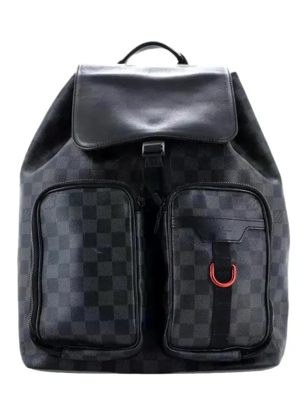 LOUIS VUITTON Damier Graphite Utility Backpack - Black