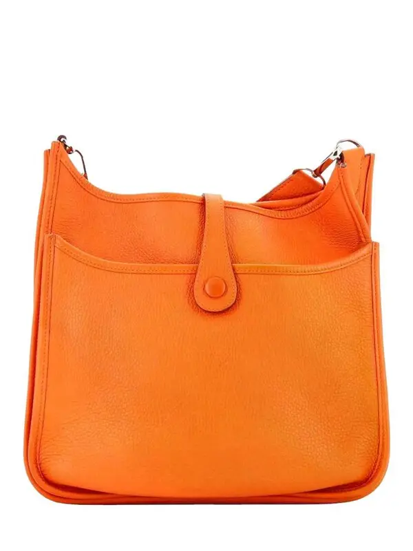 Hermès Evelyne Bag Gen Iii Clemence Pm Crossbody Bag - Orange