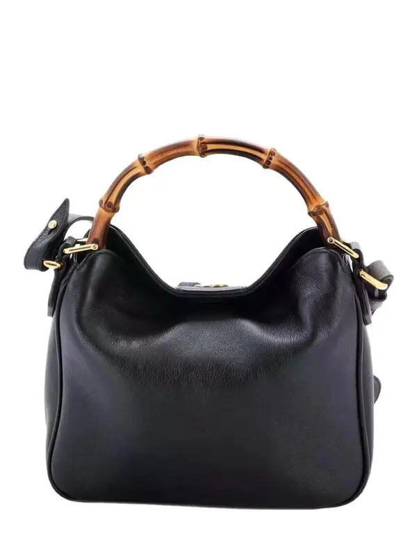 Gucci Diana Nm Bamboo Shoulder Bag - Black