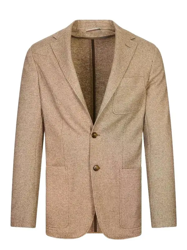 Canali Notch-lapel Single-breasted Blazer - Neutrals