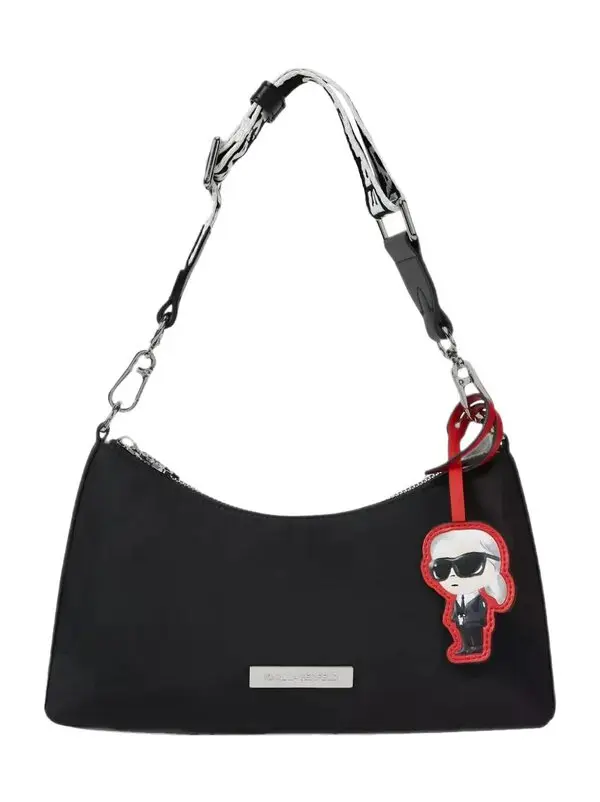 Karl Lagerfeld Ikon Shoulder Bag - Black