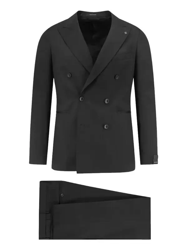 Tagliatore Double-breasted Suit - Black