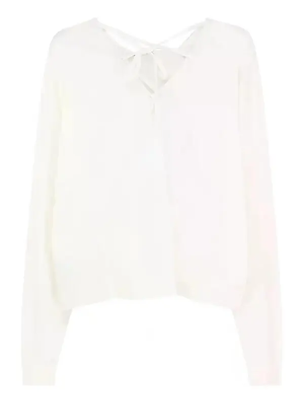 Aspesi Crew Neck Sweater - White