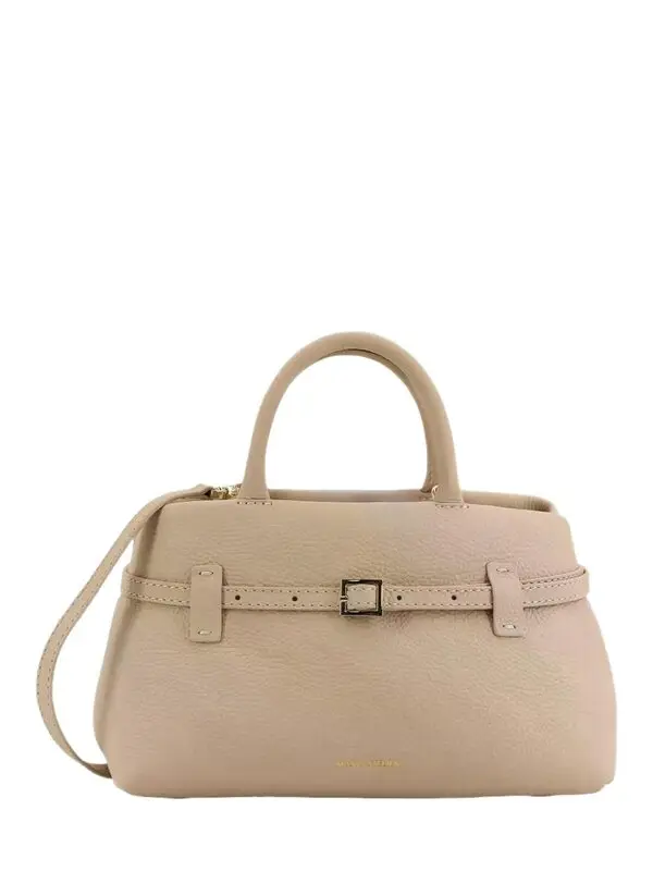 Manu Atelier Le Cambon 25 Leather Tote Bag - Neutrals