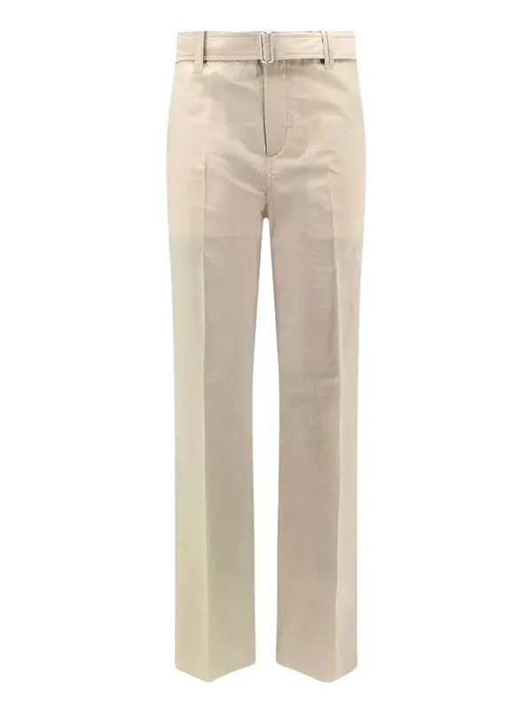 LARDINI Belted Tailored Trousers - Neutrals