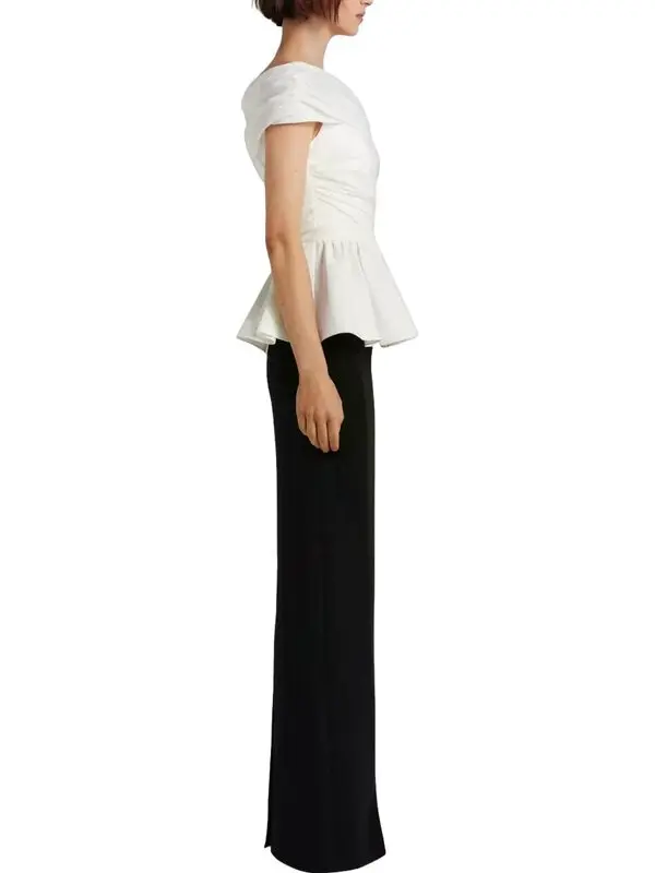 Safiyaa Sidha High-waisted Column Maxi Skirt - Black