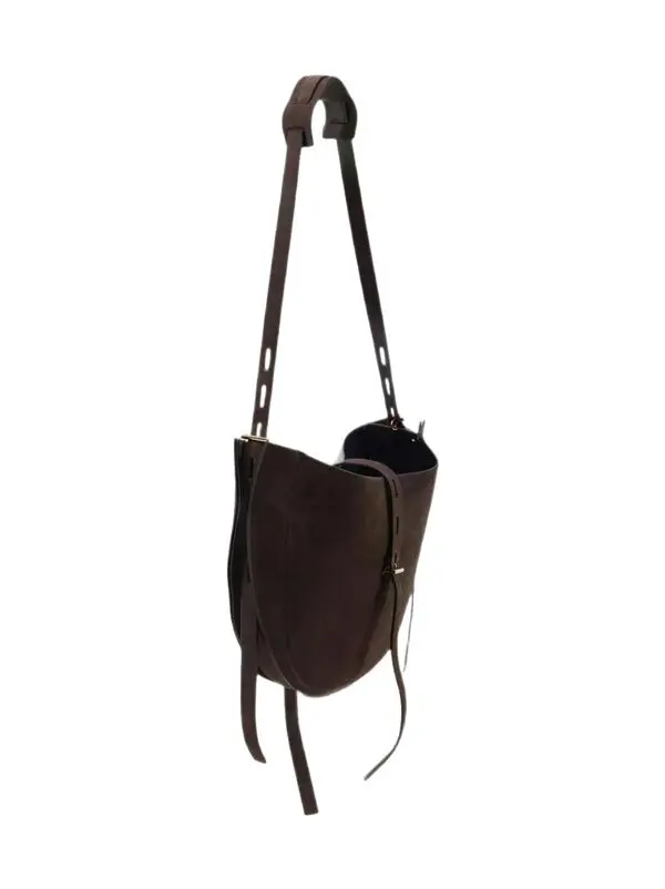 MINOBOSSI Lizzie Suede Shoulder Bag - Brown