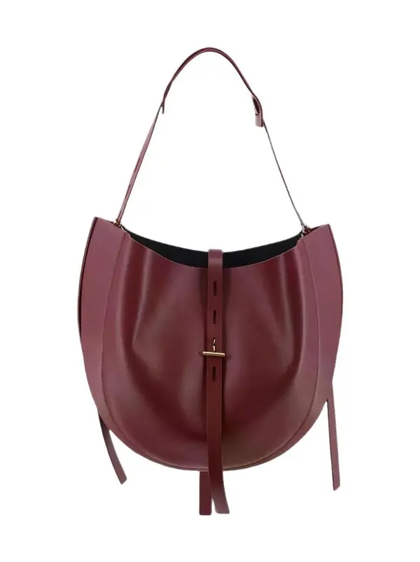 MINOBOSSI Lizzie Leather Shoulder Bag - Red