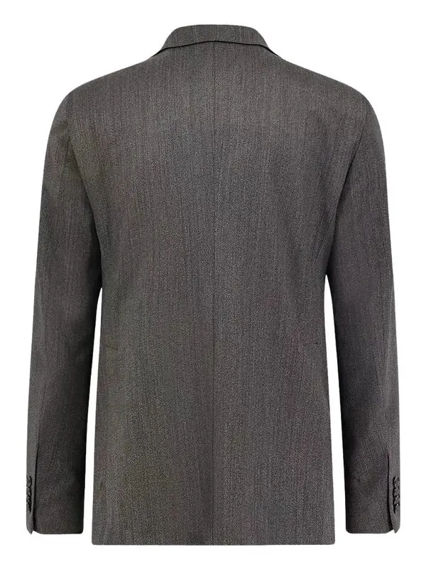 Tagliatore Notched-lapel Single-breasted Suit - Grey