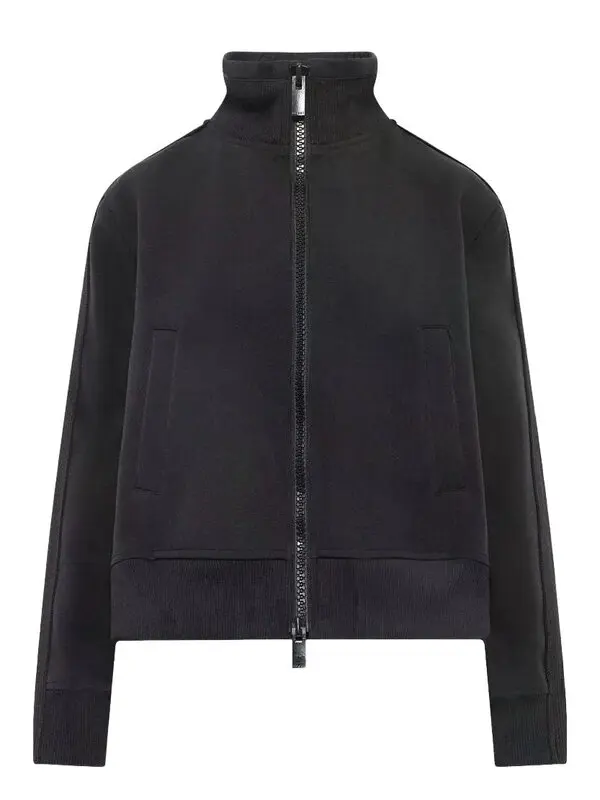 Sacai Matelassé Twill Bomber Jacket - Black