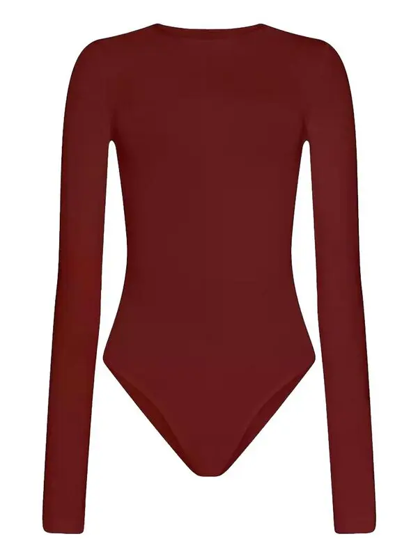 Wolford Berlin Shiny Bodysuit - Red