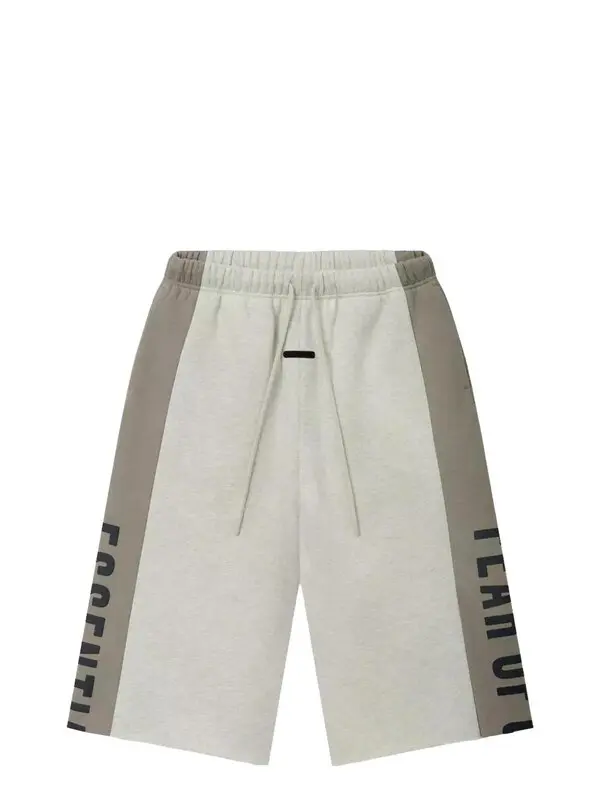 Fear Of God Panelled Raw Cut-off Sweatpants - Neutrals