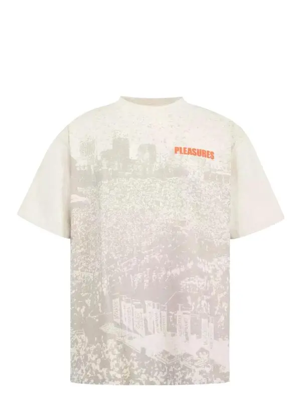 PLEASURES Cup T-shirt - Neutrals