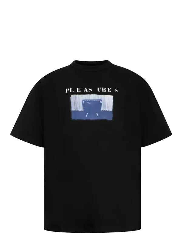 PLEASURES Speaking T-shirt - Black
