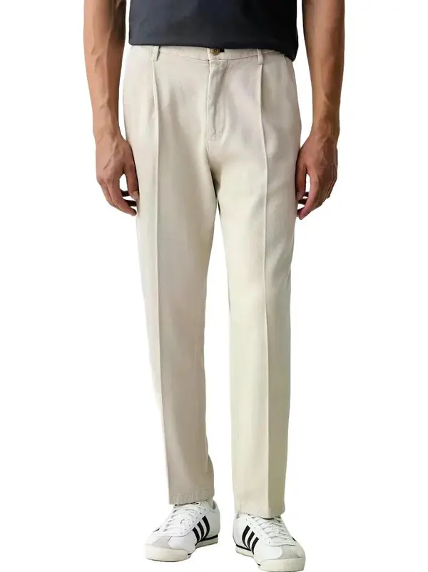 JOOP! Tailored Pressed Crease Trousers - Neutrals