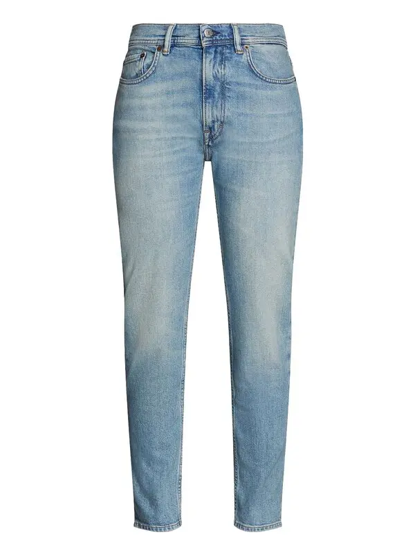Acne Studios Melk Midrise Tapered Jeans - Light Denim