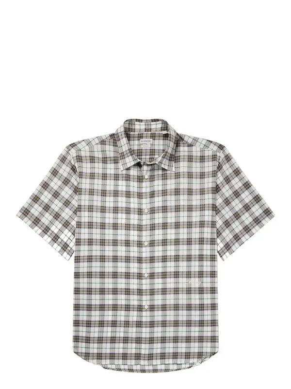 Burberry Radmar Checked Cotton Shirt - Brown