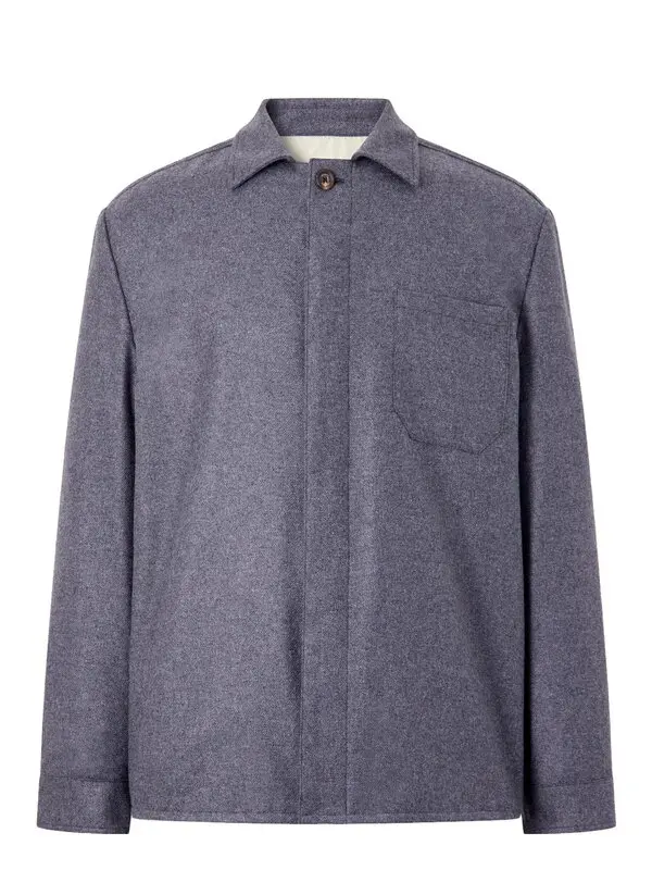 Eleventy Cashmere Overshirt - Gray