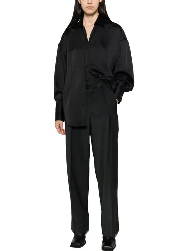 DARKPARK Carla Satin Shirt - Black