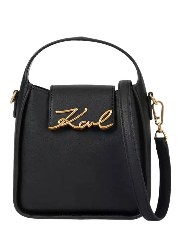 Karl Lagerfeld Small K/signature Crossbody Bag - Black