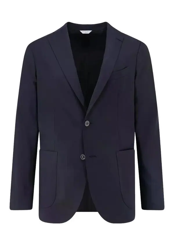 Boglioli Peak-lapel Single-breasted Blazer - Blue