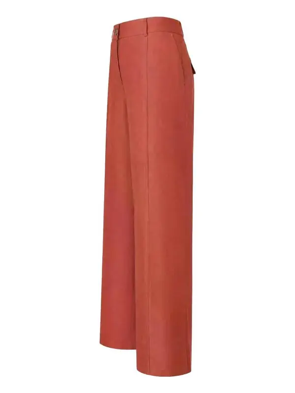 Peserico Wide-leg Tailored Trousers - Red