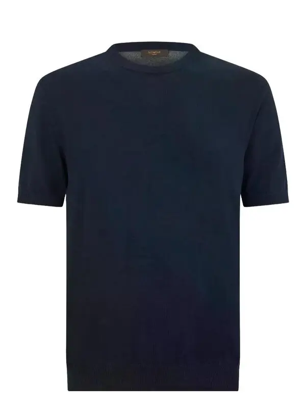 SLOWEAR Crew-neck Short-sleeve T-shirt - Blue