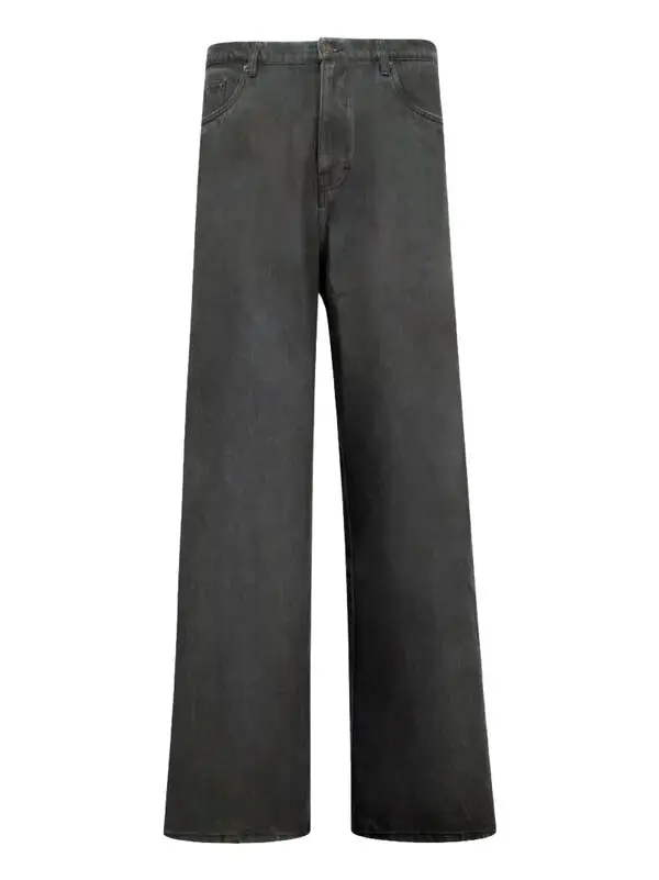 PLEASURES Spray Formula Baggy Jeans - Black