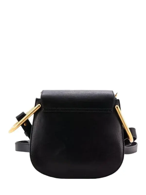 Chloé Charm Hudson Mini Leather Crossbody Bag - Black