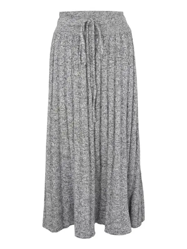 IZAAK AZANEI Midi Pleated Skirt - Grey