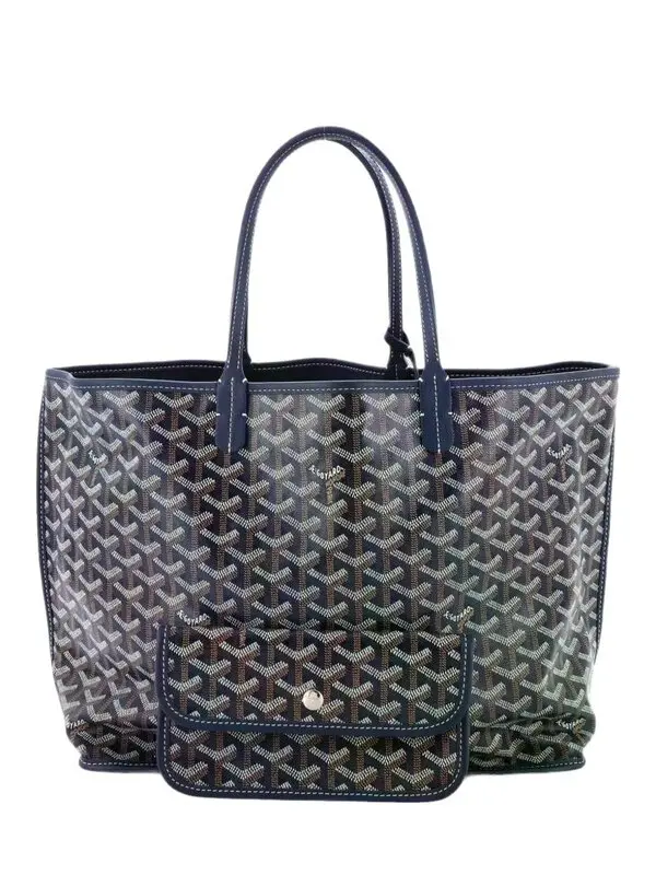 Goyard Anjou Reversible Coated Canvas Pm Tote Bag - Blue