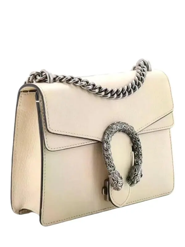 Gucci Dionysus Leather Mini Crossbody Bag - Neutrals