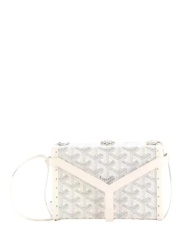 Goyard Minaudiere Clutch Bag - White