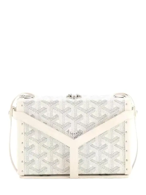 Goyard Minaudiere Clutch Bag - White