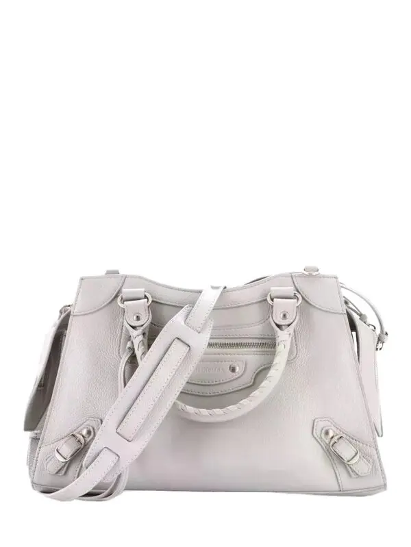 Balenciaga Neo Classic City Bag Leather Small Tote Bag - Grey