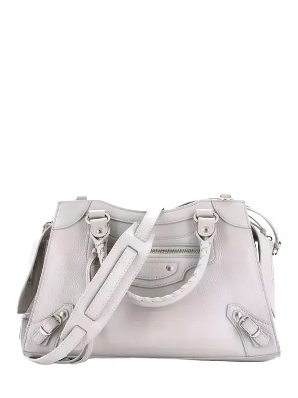 Balenciaga Neo Classic City Bag Leather Small Tote Bag - Grey